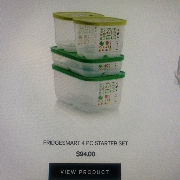 Tupperware | Kitchen | Brand New Tupperware Fridge Smart Starter Set ...